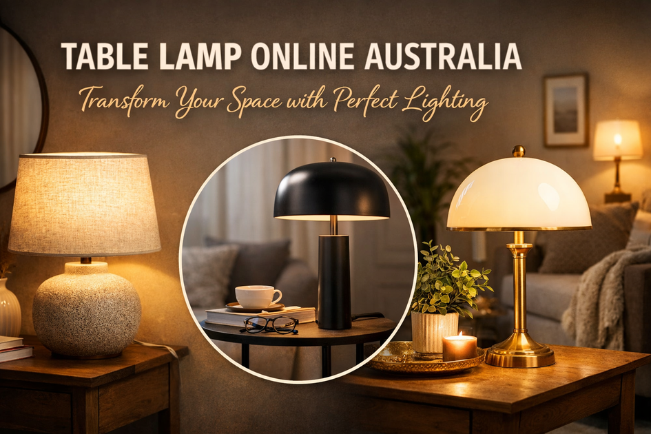 Table Lamps Online in Australia: Styles, Lighting Tips & Ideas