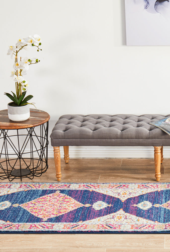 Century 966 Royal Blue Runner Rug