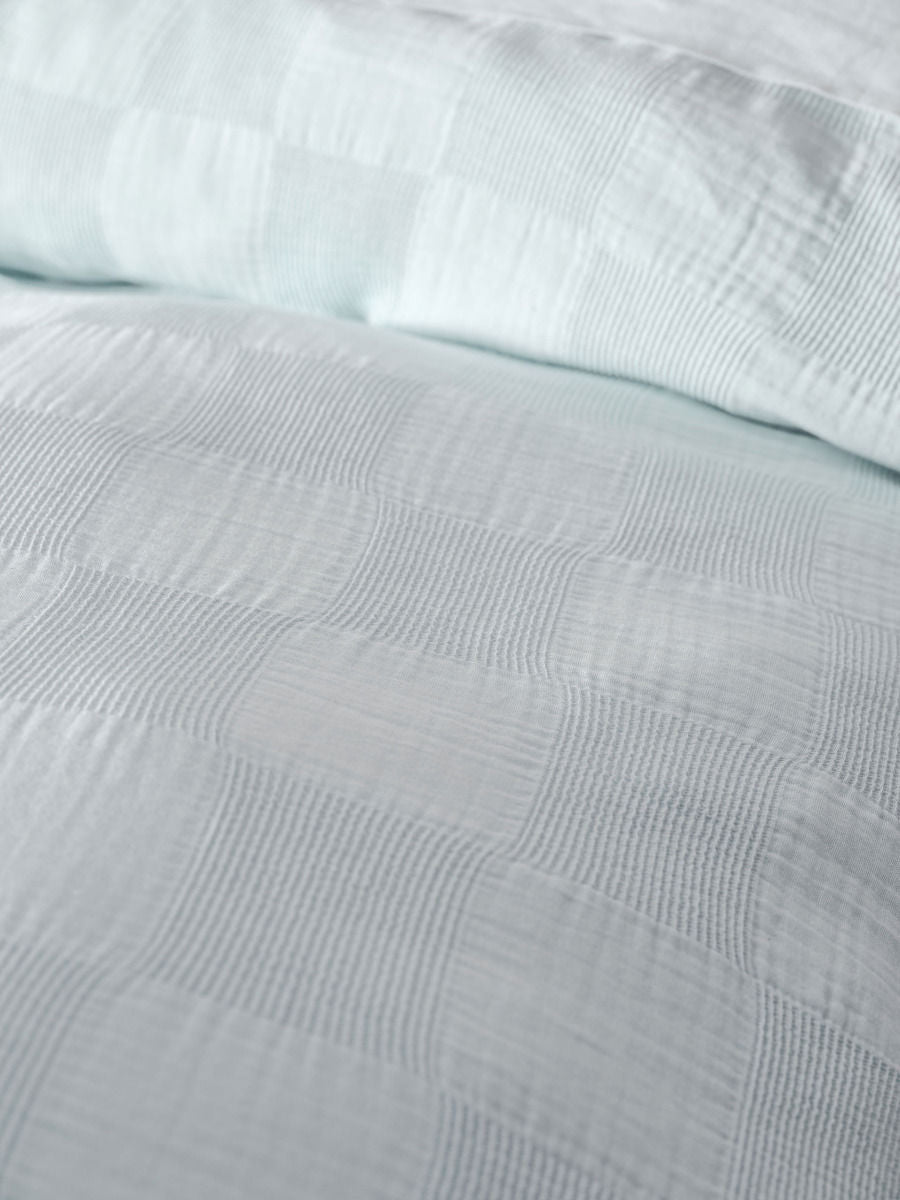 LINEN HOUSE CAPRI SKY QUILT COVER SET