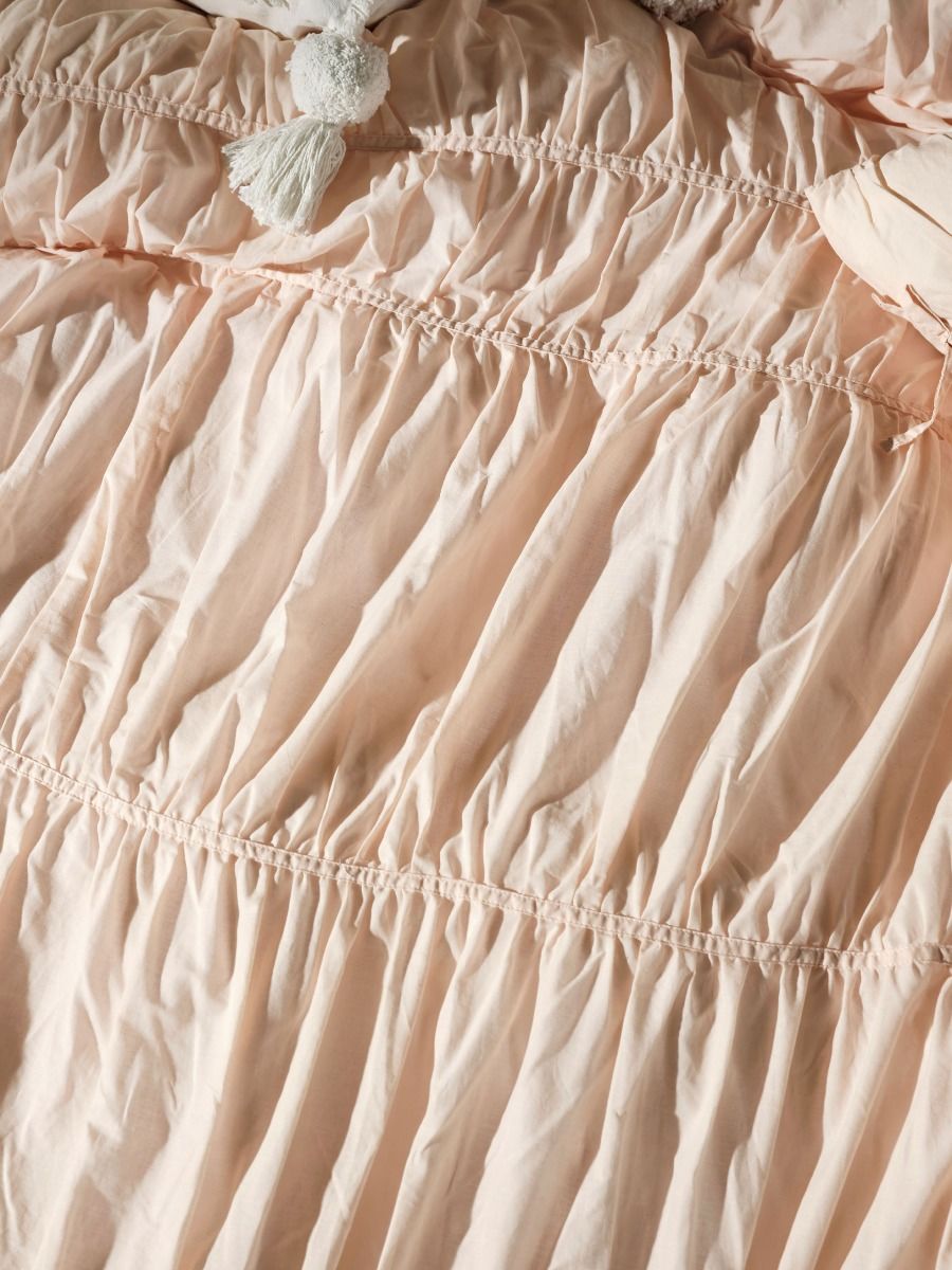 LINEN HOUSE LAYLA PINK QUILT COVER SET