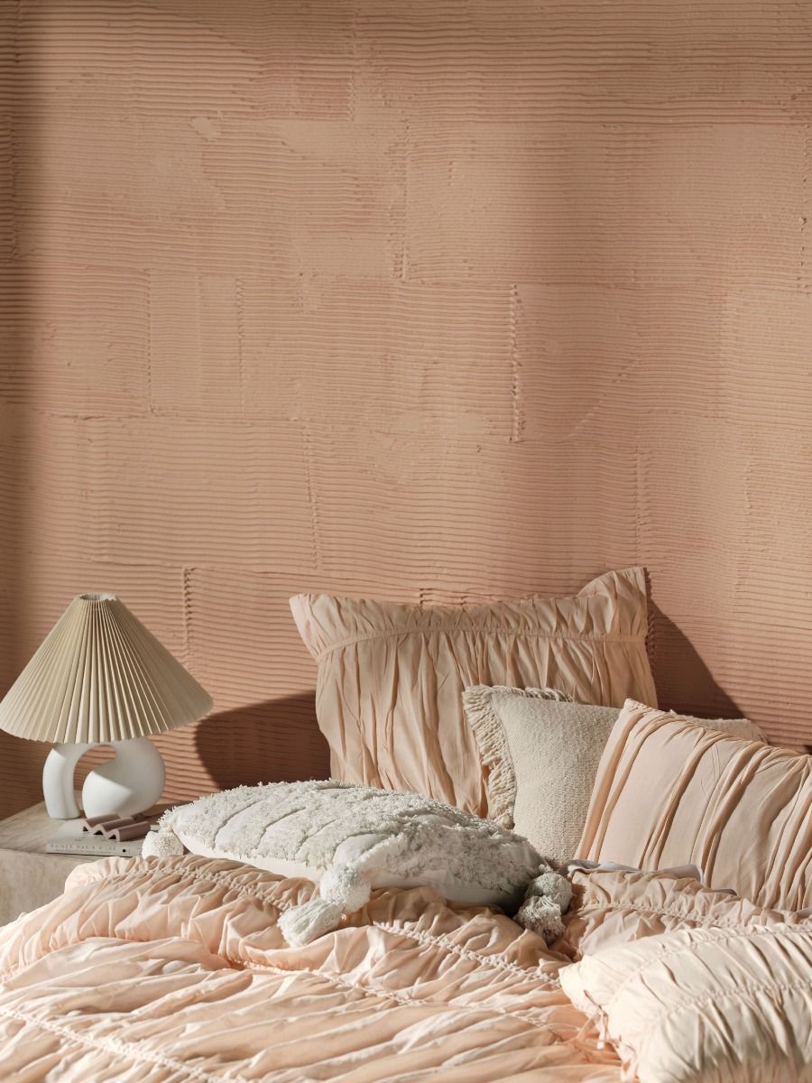 LINEN HOUSE LAYLA PINK QUILT COVER SET