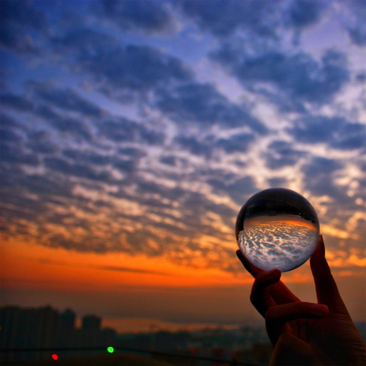 Clear Glass Healing Crystal Ball Sphere Photography Props Lens ball De